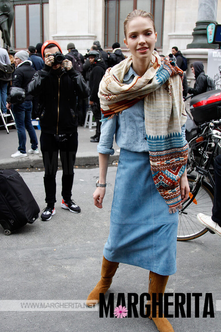 Tendenze denim. Ecco cosa abbiamo imparato dalla top model Sasha Luss ...