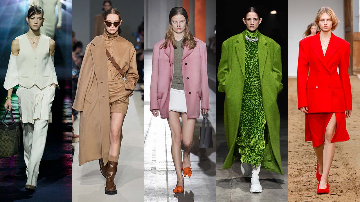 Questi sono i colori moda di tendenza autunno inverno 2023 2024
