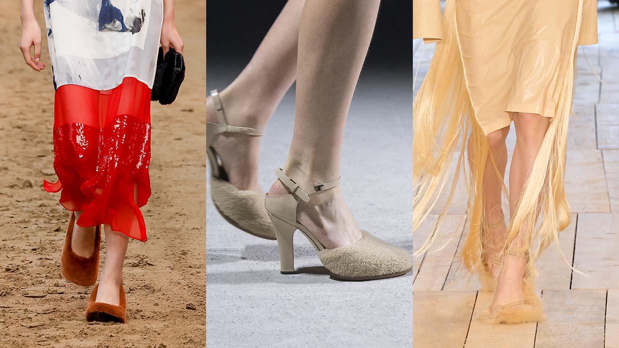 La più originale tendenza scarpe per l'inverno 2023: le scarpe fluffy